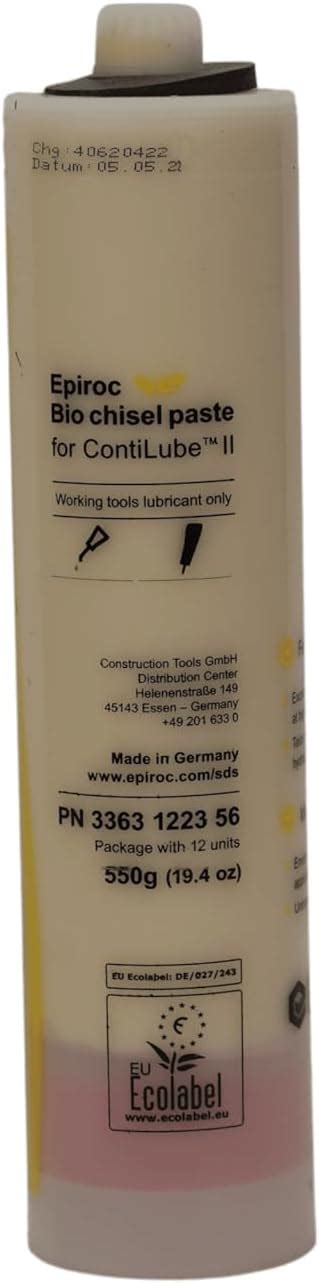 Epiroc Bio Chisel Paste 12 Pack 3363122356 Tools And Home
