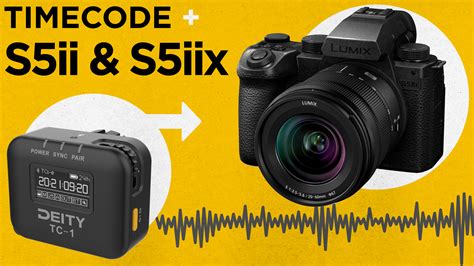 How To Set Up Timecode On The Panasonic S5 S5ii S5iix