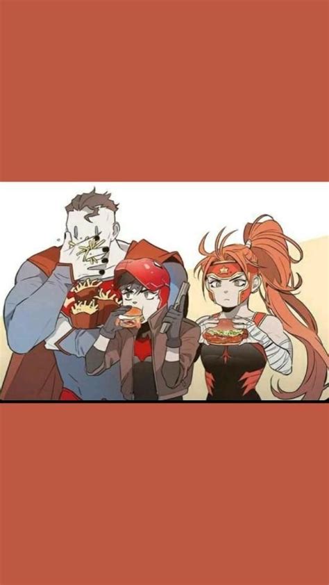 Red Hoodartemis And Bizarro Eating ️ ️