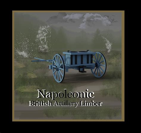 Napoleonic Era British Artillery Limber 3d Model Cgtrader