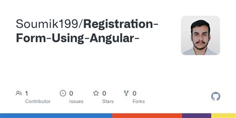 GitHub Soumik199 Registration Form Using Angular