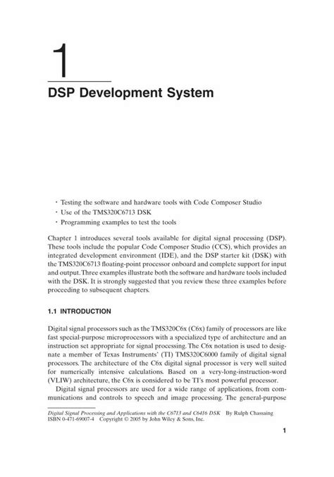 Pdf Dsp Development System Wiley Home Dokumentips