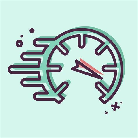 Icon Speed Related To Speed Symbol Mbe Style Design Editable