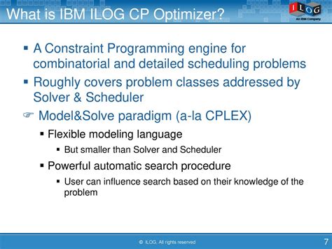 Modelling & Solving Detailed Scheduling Problems with IBM ILOG CP Optimizer Séminaire LAAS Apr ...