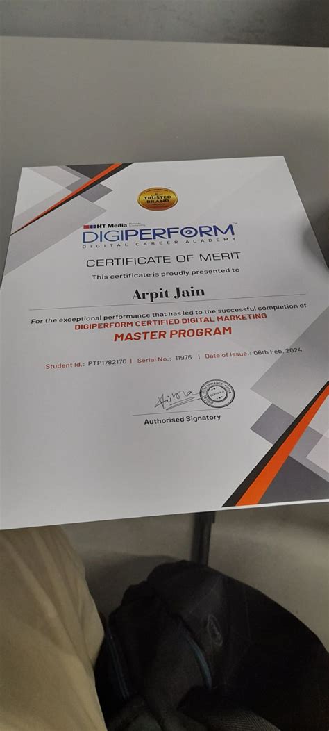 Arpit Jain On Linkedin I Have Completed My Course From Digital