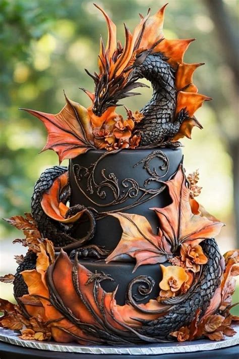 Pin By Vera Waldon On Dragons 9 In 2025 Fantasy Cake Dragon Cakes