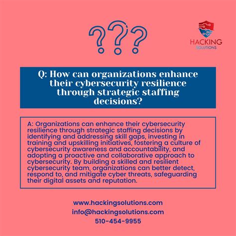 How To Boost Cybersecurity Resilience With Strategic Staffing Hacking Solutions Posted On The