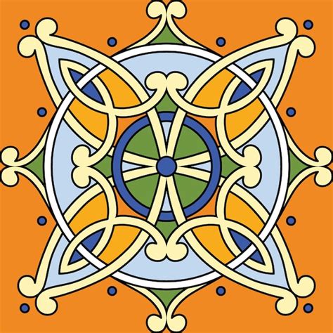 Premium Vector Vector Beautiful Seamless Ornamental Tile Background