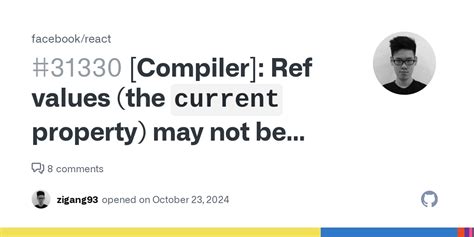 Compiler Ref Values The `current` Property May Not Be Accessed During Render Eslint
