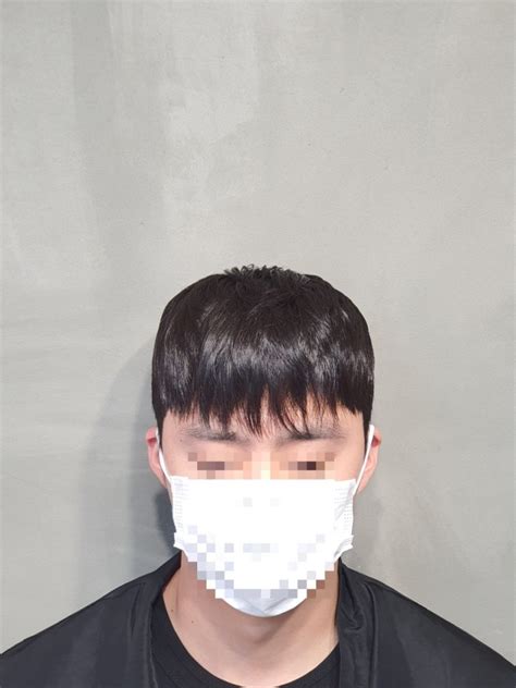 남자 시스루 댄디컷 앞머리 다운펌 네이버 블로그