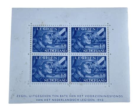 Imcs Militaria Dutch Waffenss Postal Stamps