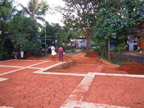 Foundation and mud filling Veedu വട