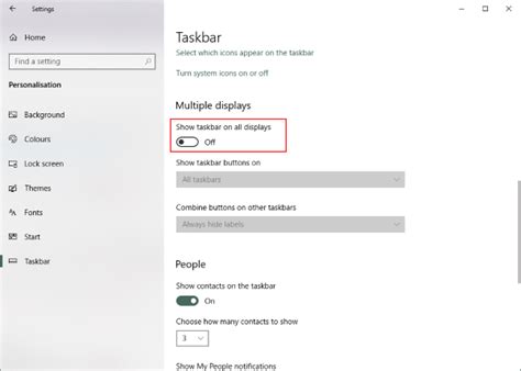 How To Disable Windows Taskbar On The Second Display Artofit
