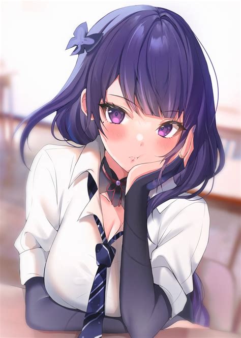 Raiden Shogun Genshin Impact Drawn By Maruccy Danbooru