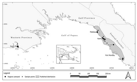 Location Of Trees Sampled Showing Districts Download Scientific Diagram