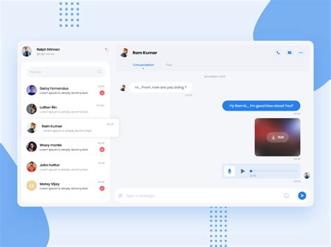 Web Chat Ui By Mohammed Sulaiman On Dribbble