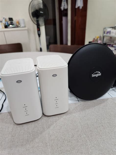Singtel Mesh Extender With 2 WiFi Mesh Computers Tech Parts Accessories Networking On