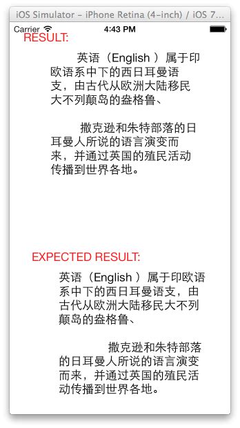 Ios Nsattributedstring With Different Nsmutableparagraphstyle Stack