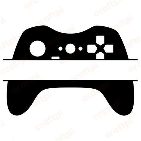 Game Controller Monogram Svg Png  Psd Dxf Files Craftpi