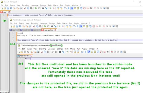 Bug Npp Loses All Open Files After Restarting As Admin Notepad