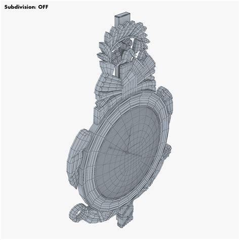 3d Antique Barometer V 1 Model Turbosquid 1998708
