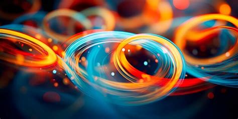 Premium Photo Circles Exploding With Energy Surrounded By