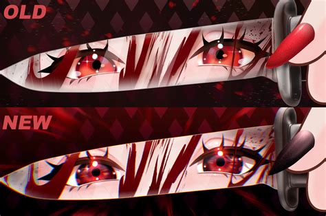 🎃 Yandere Knife Ych 🎃 Eye Banner Twitchtwitter Compatible Eye Banner