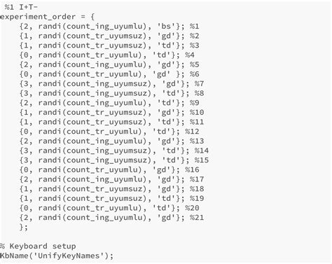 Randomization Not Repeated Coding Psychopy