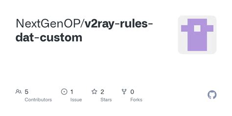 github nextgenop v2ray rules dat custom