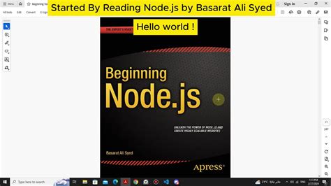 Video Ibrahim El Refaee On Linkedin 100daysofcode Day15 Nodejs