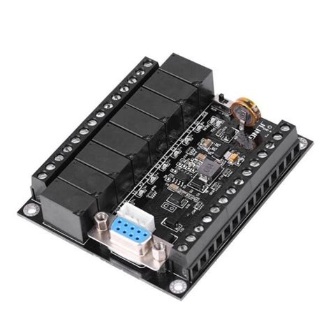 Plc Programmable Controller Dc 24v Relay Module Fx1n 20mr With Base