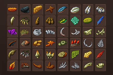 48 RPG Loot Icons Pixel Art OpenGameArt Org