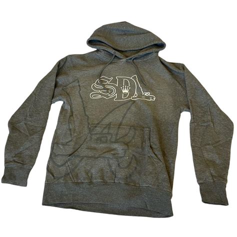 Dark Grey Skysdalimit Sdl Chapo Hoodie Streetwear Depop