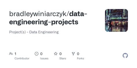 GitHub Bradleywiniarczyk Data Engineering Projects Project S Data Engineering