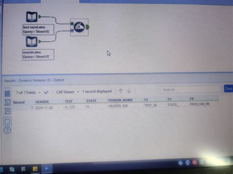 Solved Dynamic Rename Column Based On Master Excel Alteryx Community