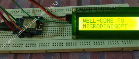 How To Use I2c Lcd With Esp8266 Wemos D1 Mini