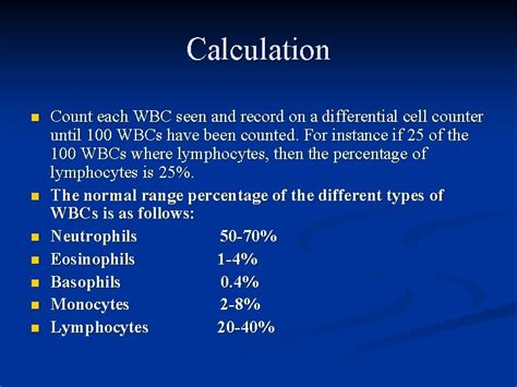Differential Wbc Count Principle At Amelie Coxen Blog