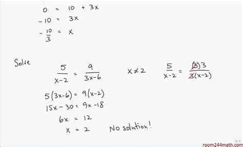 7 5 Solving Rational Equations YouTube