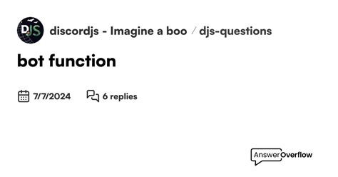 Bot Function Discordjs Imagine A 👻
