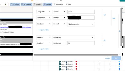 Report Filters Smartsheet Community