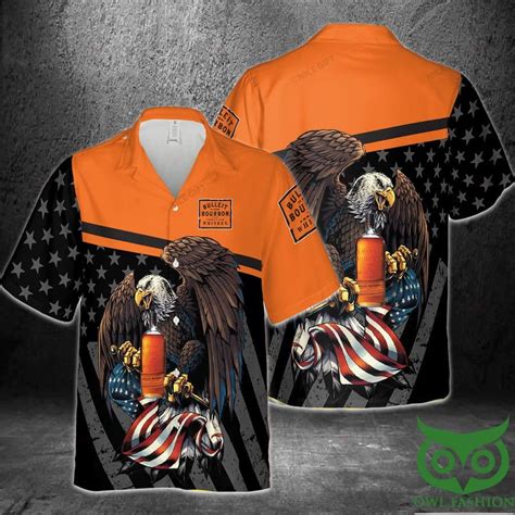 Bulleit Bourbon America Flag Eagle Hawaii 3d Shirt Circlemin