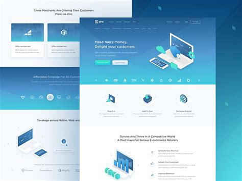 Z Project MainPage User Interface Design Website Design Price List Design