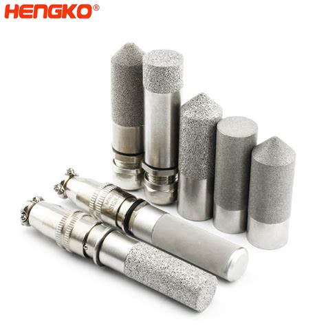 Stainless Steel Customized Sintered Porous Metal Sensor Enclosures Shielding Probes For