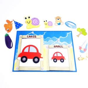 Size Sorting Game Printable Size Sort Activity For Babes And Prebabeers Etsy