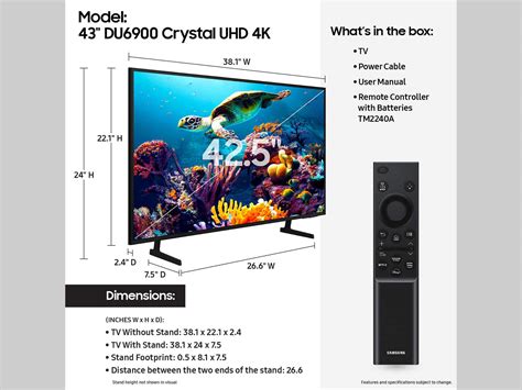 Questions And Answers Samsung 43” Class Du6900 Series Crystal Uhd 4k