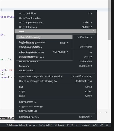 Editor Submenu Screen Cheese · Issue 103170 · Microsoftvscode · Github