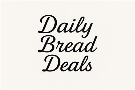 Daily Bread Deals