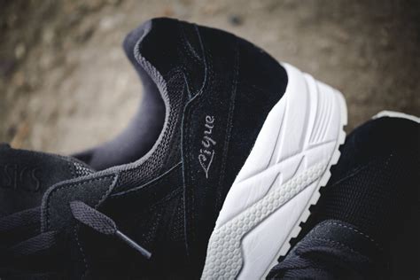 O Trouver La Asics Gel Lique Retro Black Grey Homme