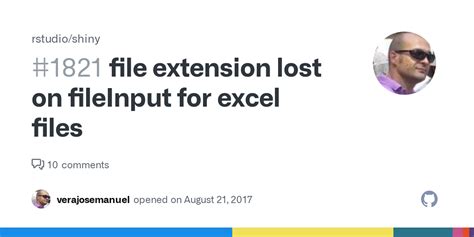 File Extension Lost On Fileinput For Excel Files · Issue 1821