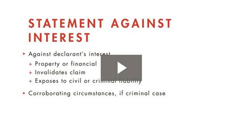 Evidence Videos Hearsay Exceptions Ii Quimbee